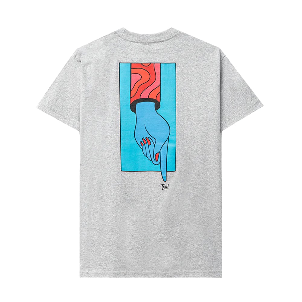 Camiseta Tired Finger Ss Cinza