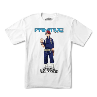 Camiseta Primitive X Mha Shoto Todoroki Preto