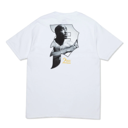Camiseta Primitive X Tupac Praise Branco