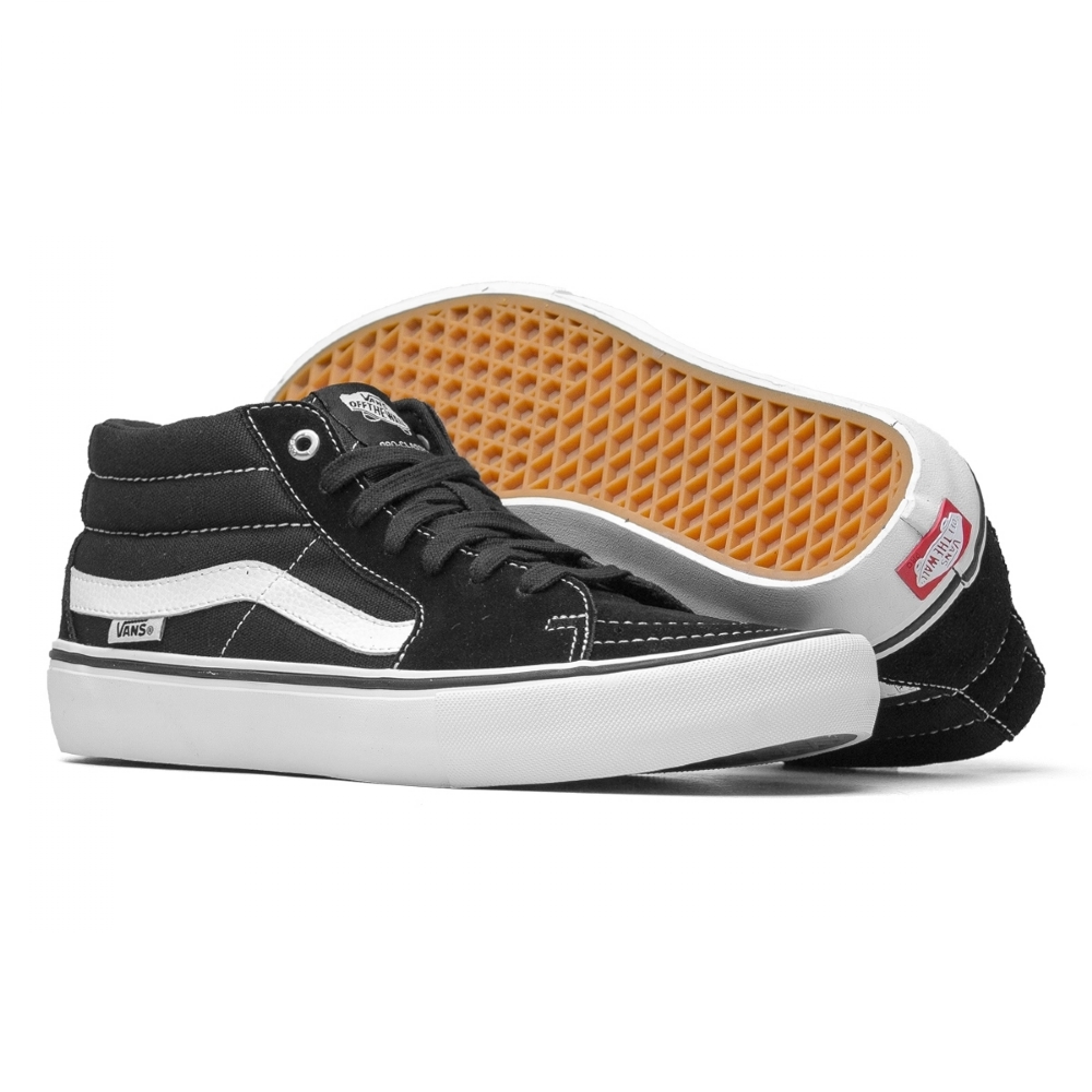 Tênis Vans Sk8 Mid Pro Preto/branco