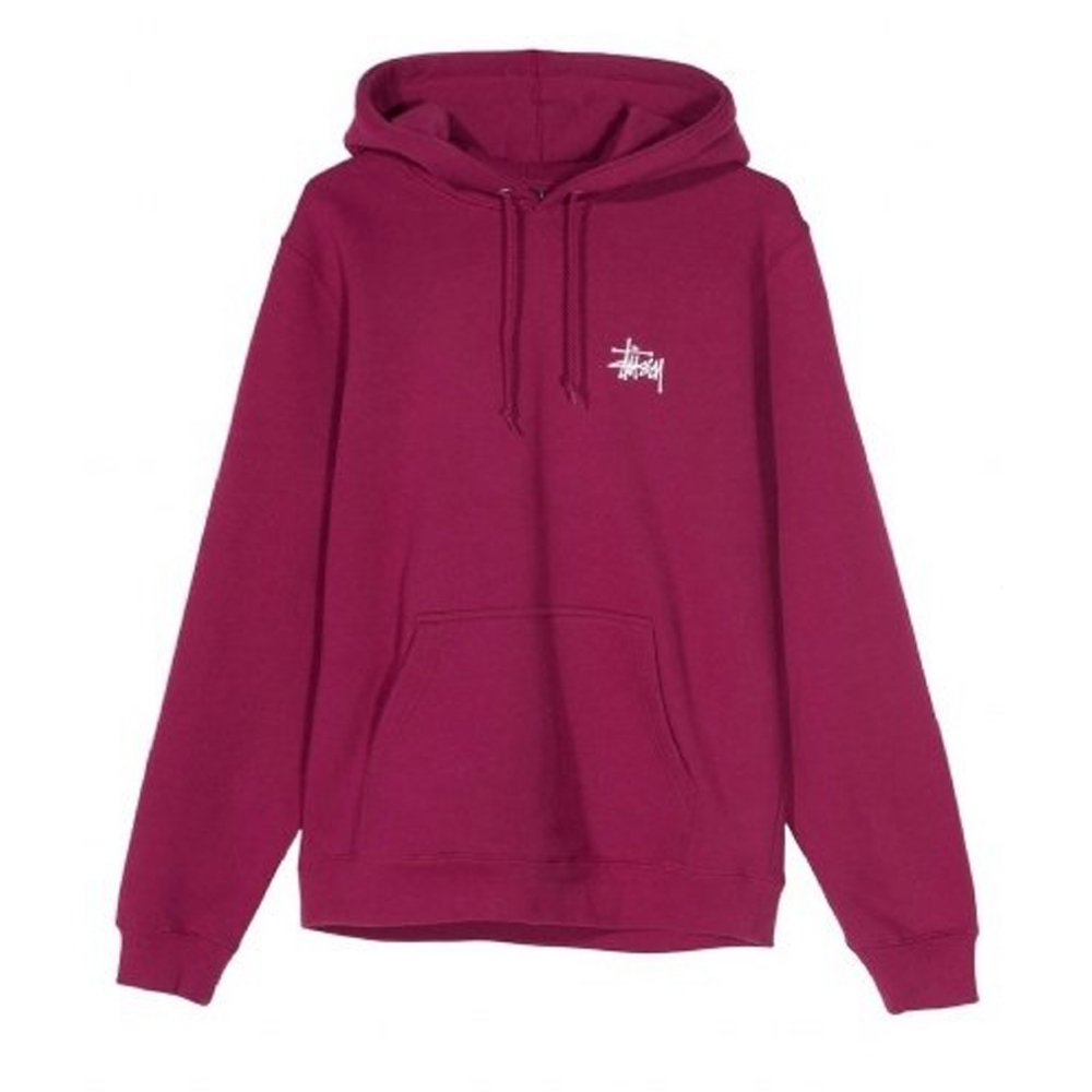 Moletom Stussy Basic Vinho