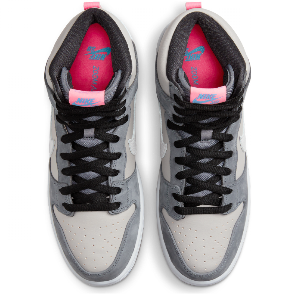 Tênis Nike Dunk High Premium Sb Cinza