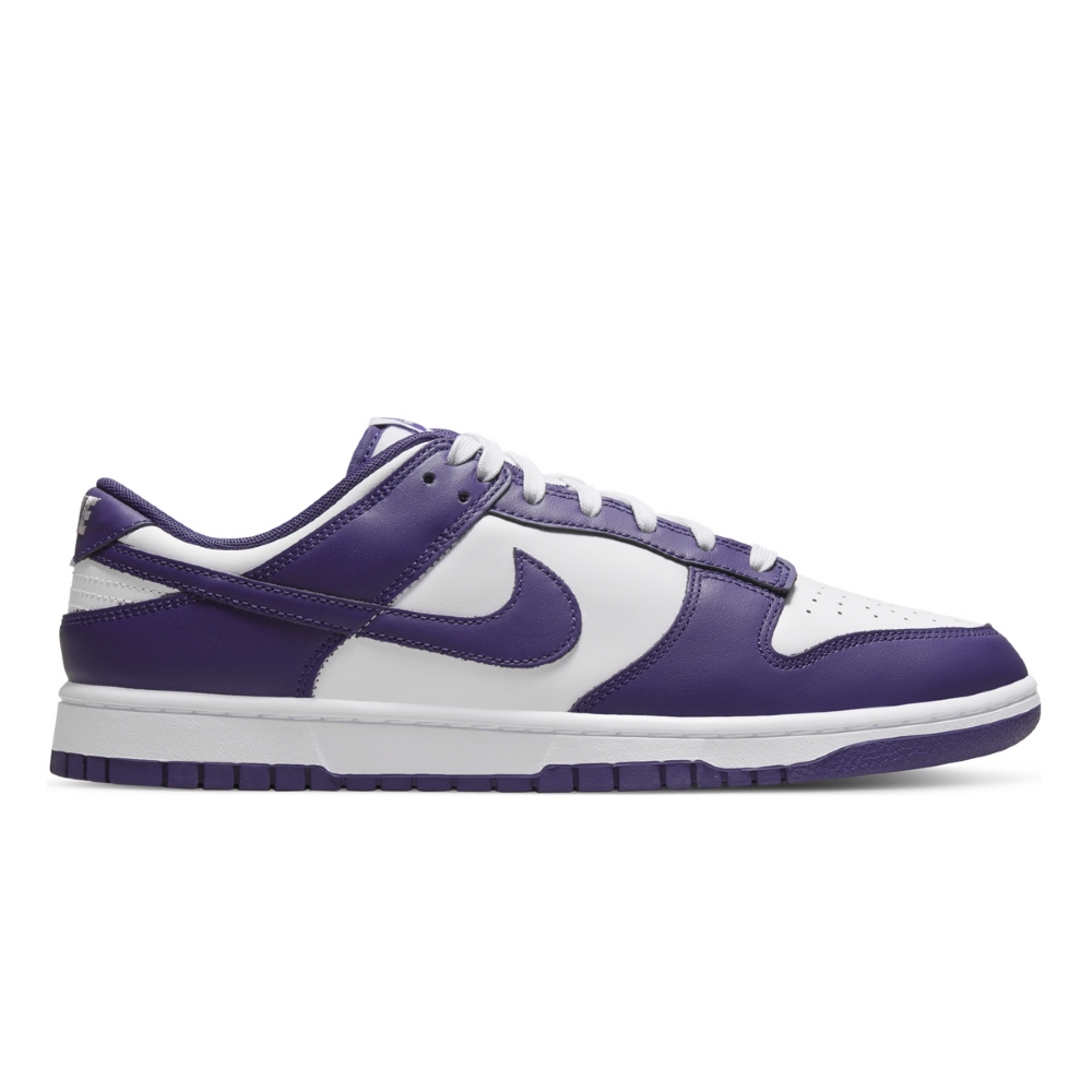 Tênis Nike Dunk Low Retro " Championship Court Purple" Branco/roxo