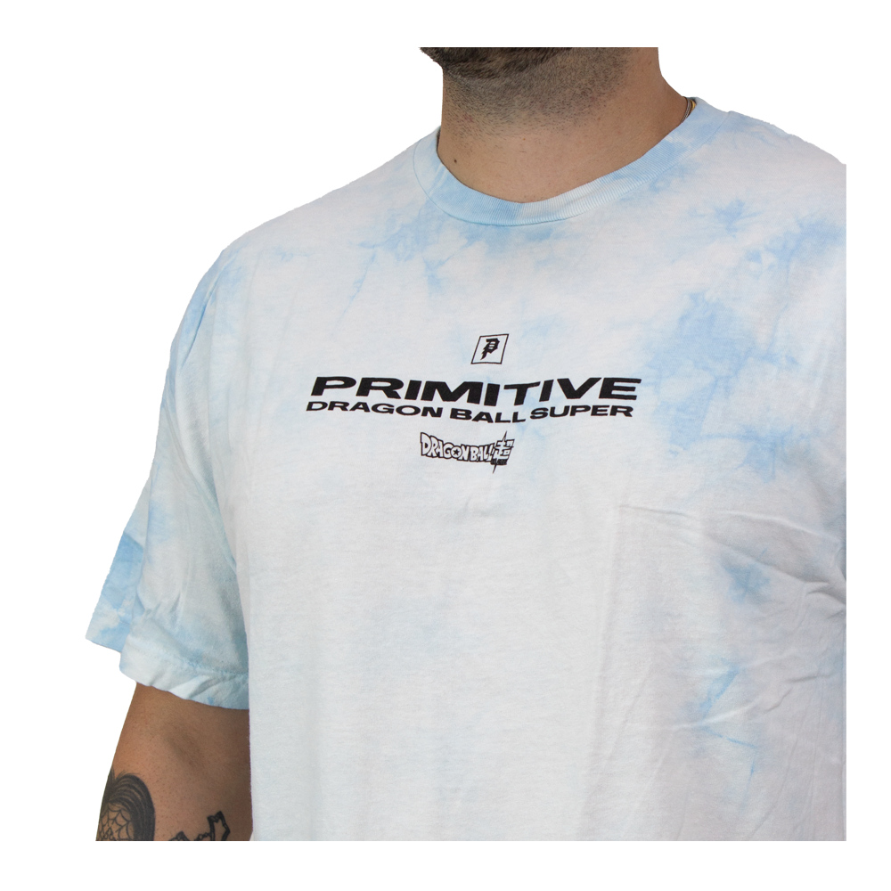 Camiseta Primitive Goku Vs Jiren Survival Azul