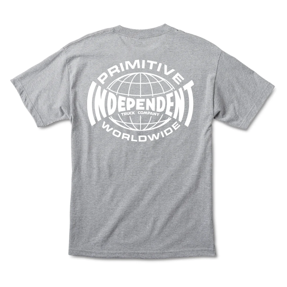 Camiseta Primitive X Independent Global Cinza