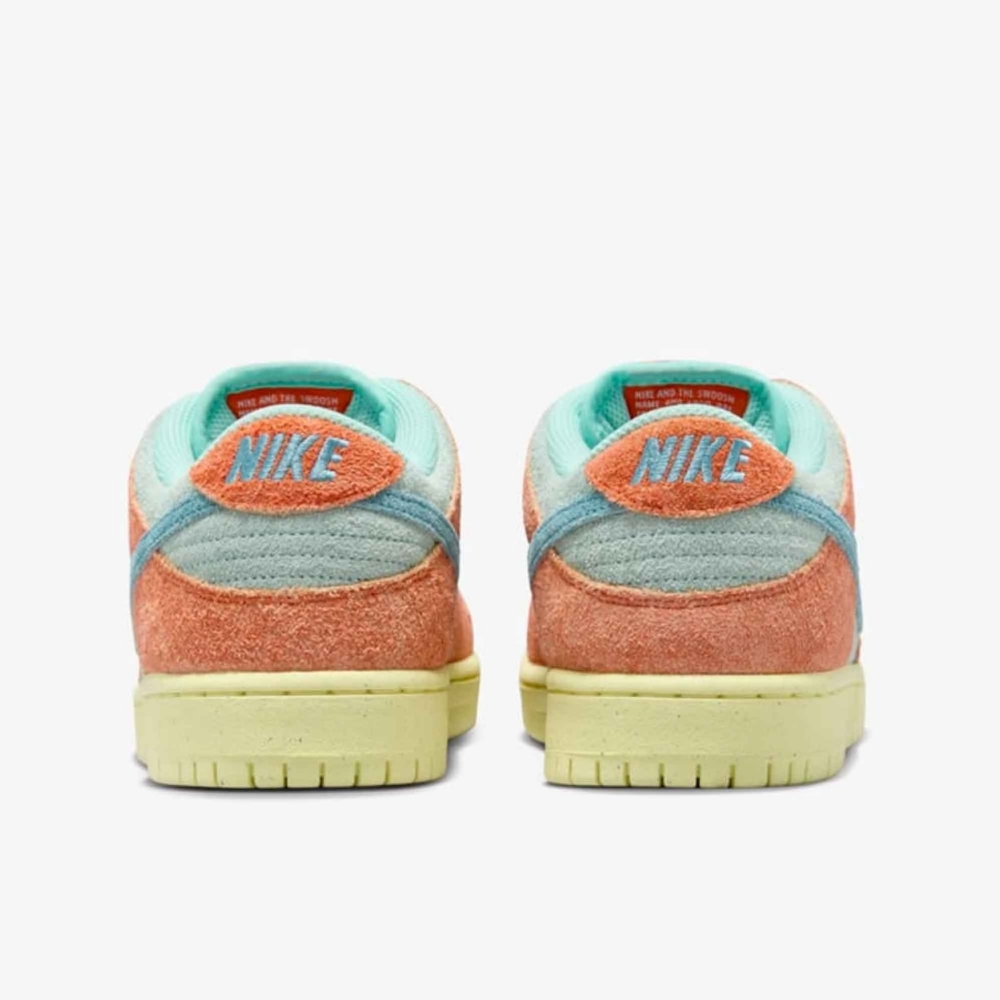 Tênis Nike Sb Dunk Low Pro " Orange And Emerald Rise " Colorido