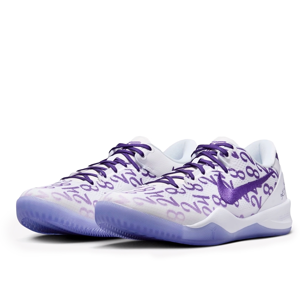 Tênis Nime Kobe Viii Protro "court Purple" Branco/roxo