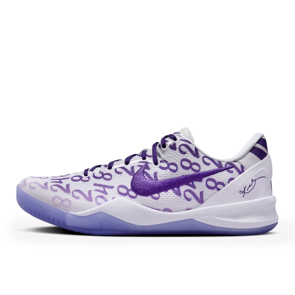 Tênis Nime Kobe Viii Protro "court Purple" Branco/roxo