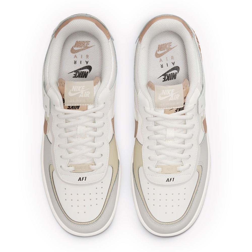 Tênis Feminino Nike Air Force 1 Shadow "sail Hemp" Bege/marrom