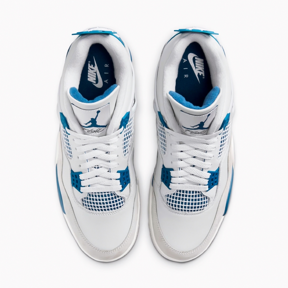 Tênis Nike Air Jordan 4 Retro Azul/branco