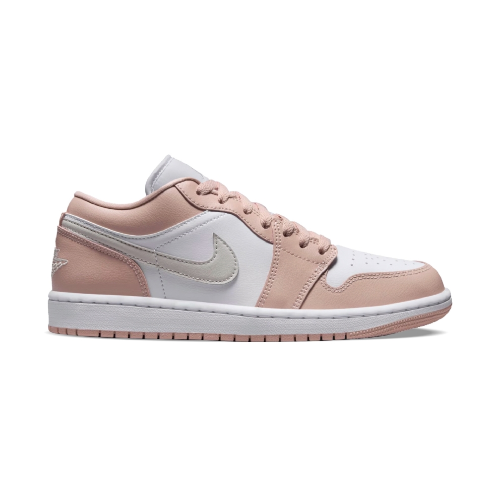 Tênis Feminino Nike Air Jordan 1 Low "crimson Tint" Branco/rosa
