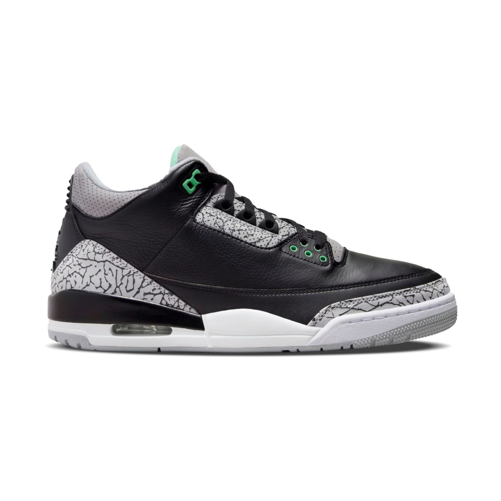 Tênis Nike Air Jordan 3 Retro Preto/verde