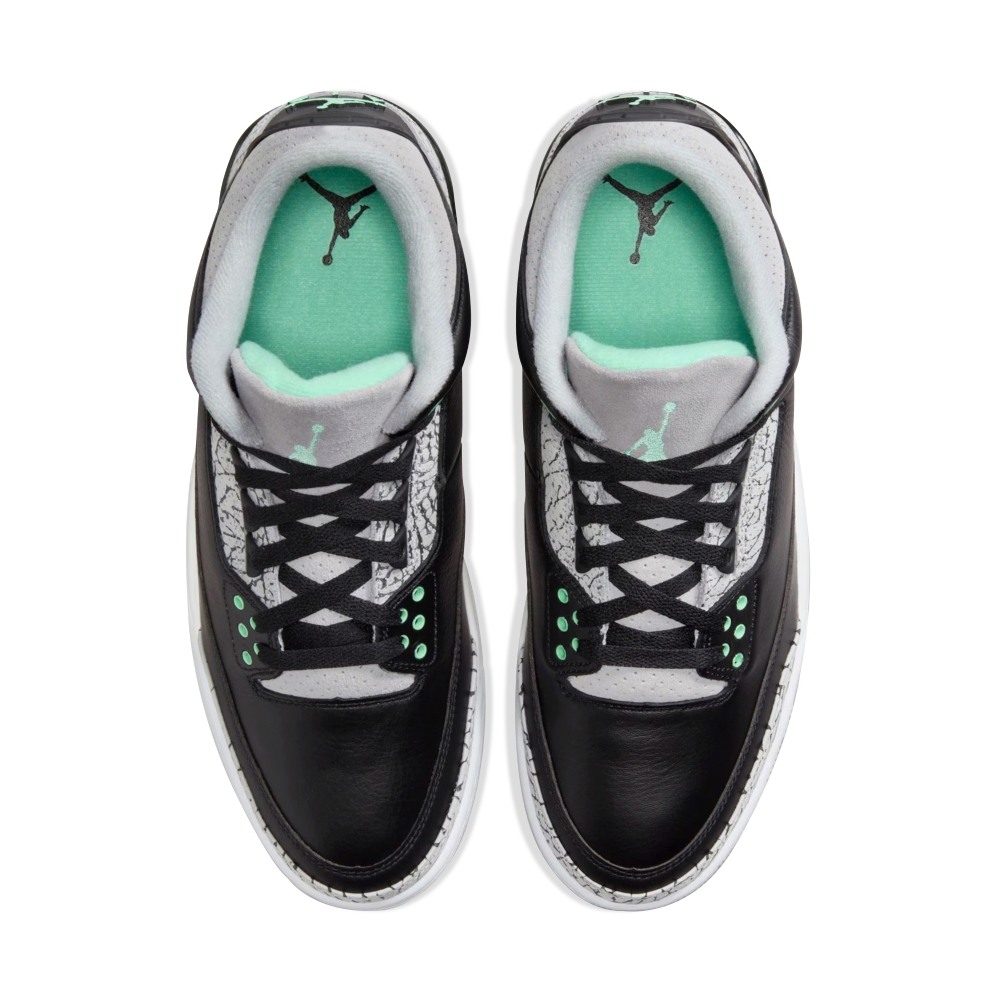 Tênis Nike Air Jordan 3 Retro Preto/verde