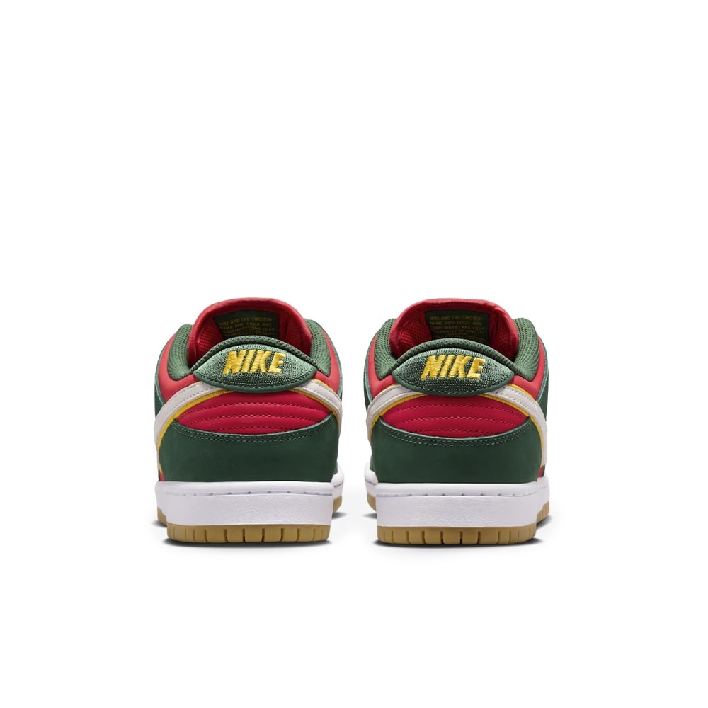 Tenis Nike Sb Dunk Low "fir And Fire Red" Verde/vermelho