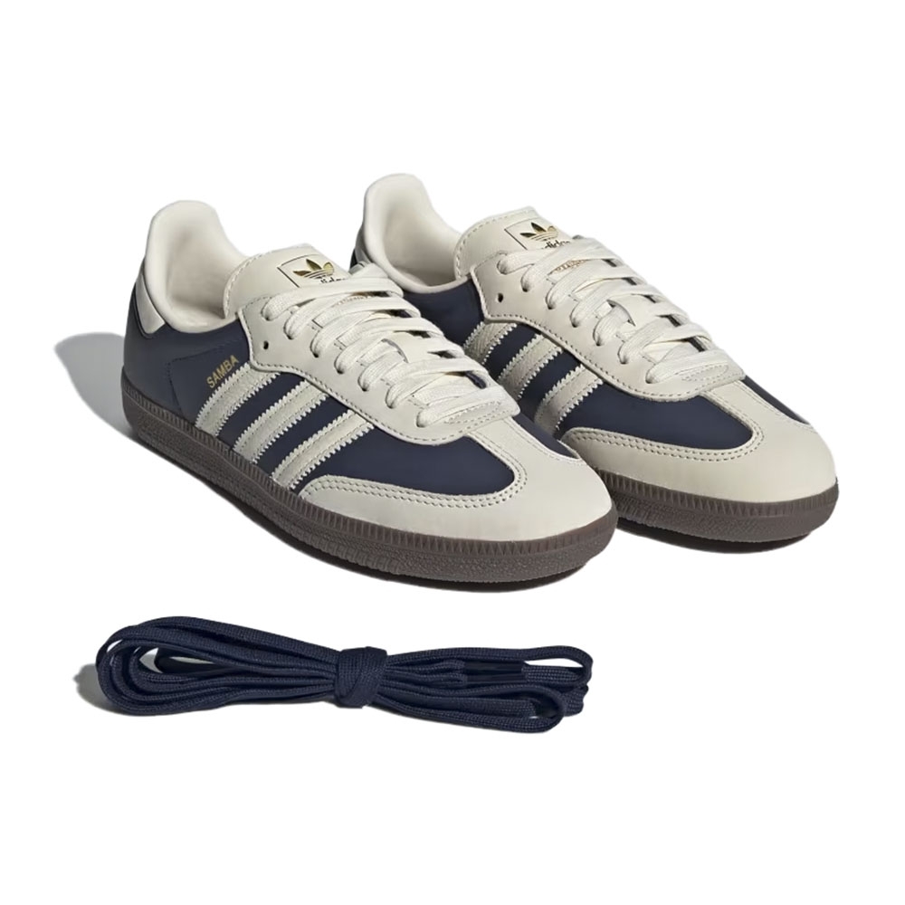 Tênis Adidas Samba Og Bege/azul